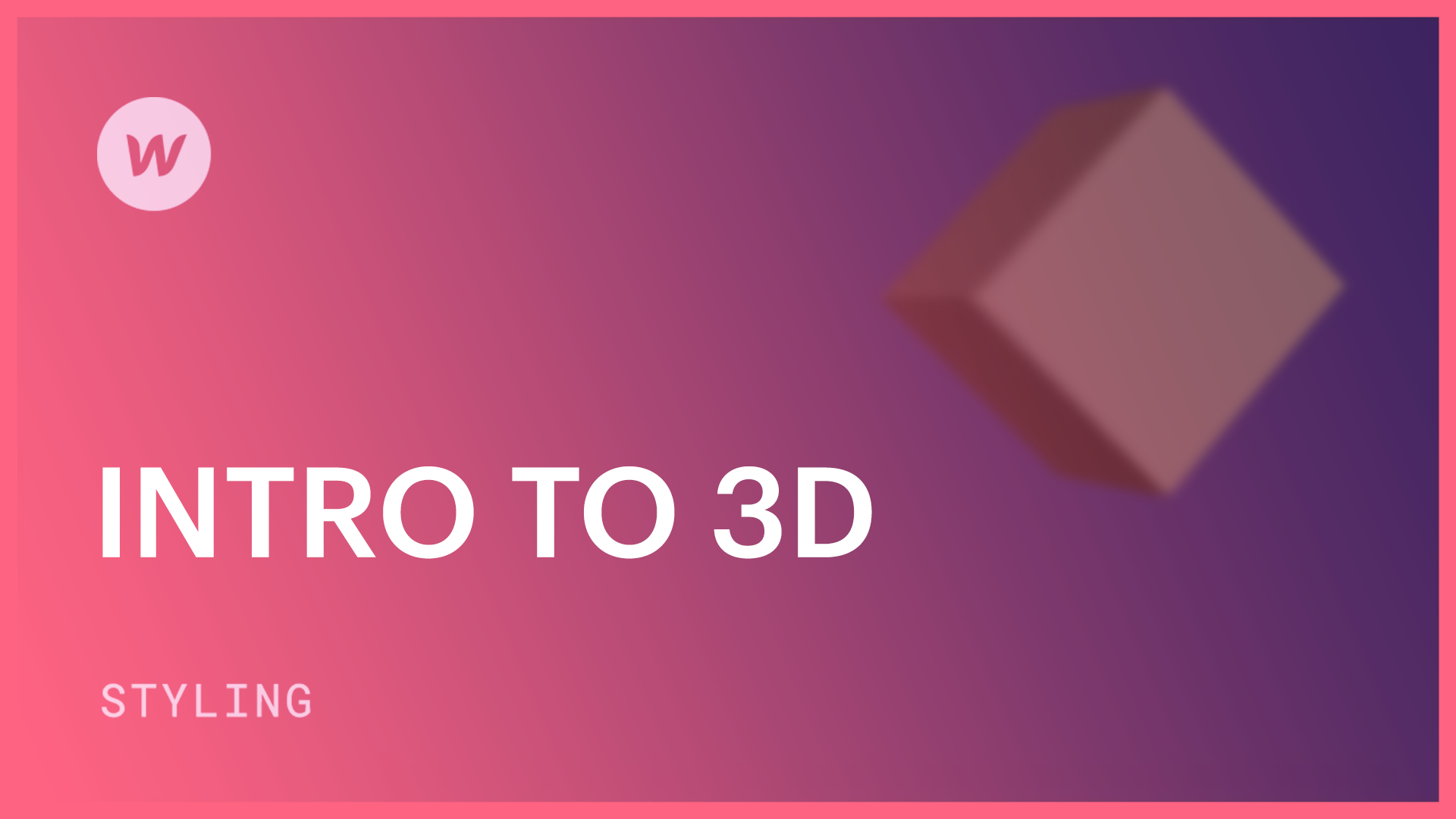 3D movement & parallax | Webflow University